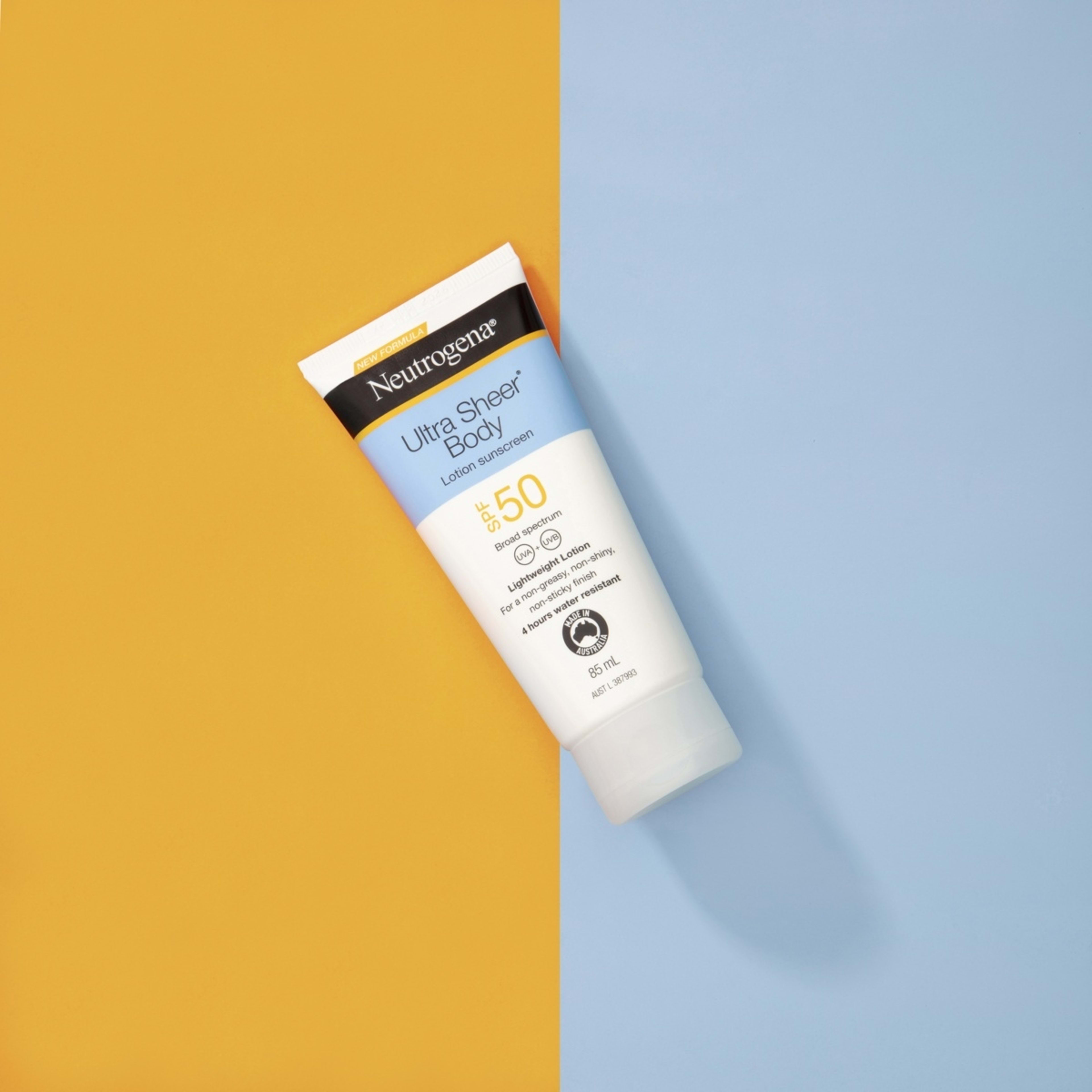 Neutrogena SPF 50 Ultra Sheer Body Lotion Sunscreen 85ml - Kmart NZ