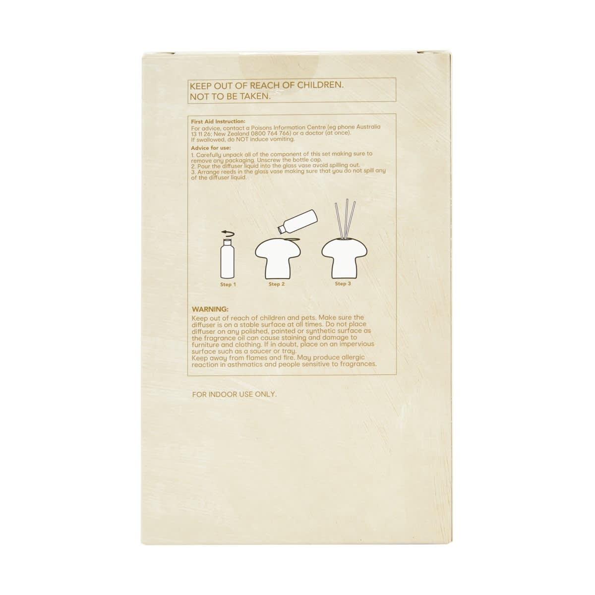 Mushroom Reed Diffuser 100ml - Kmart