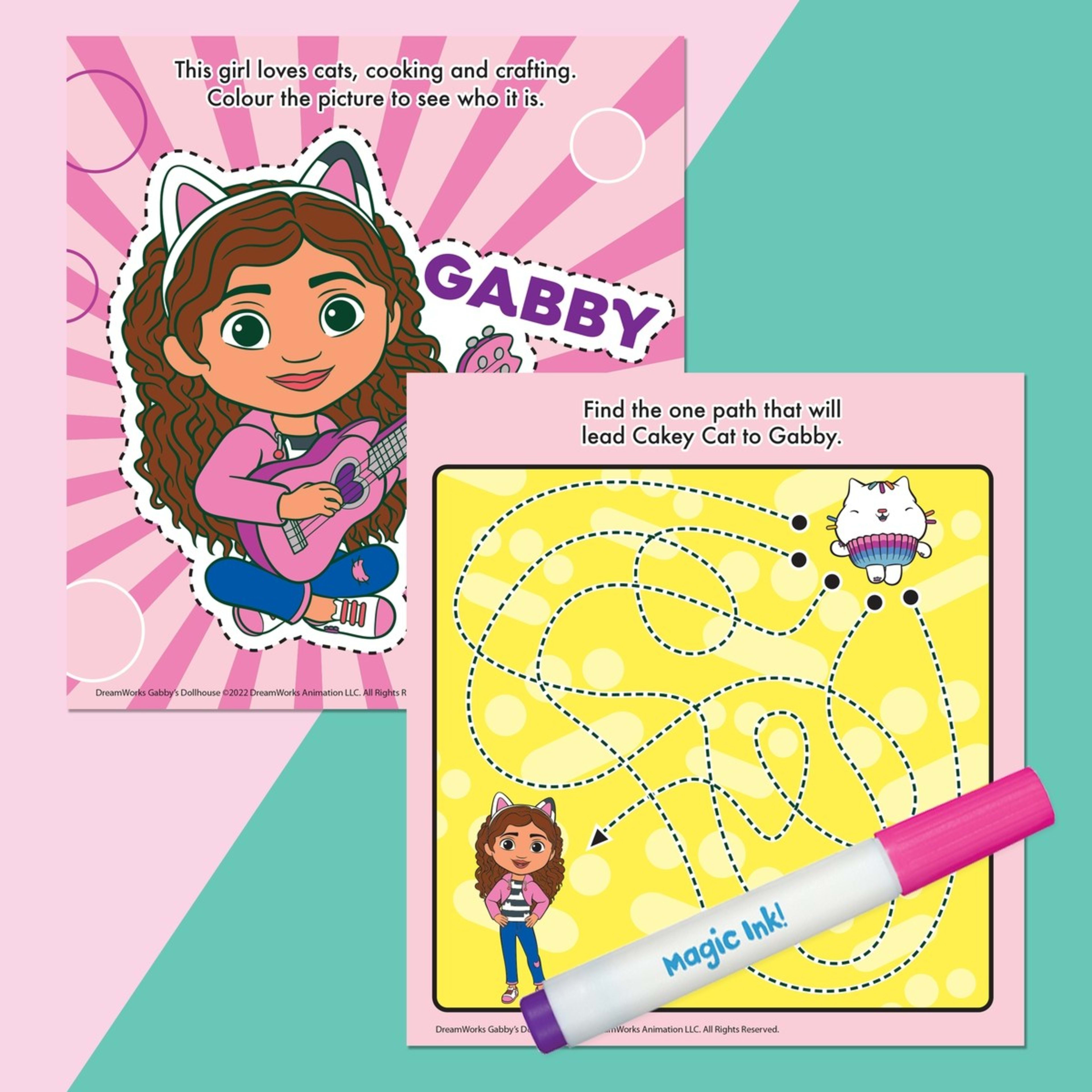 INKredibles DreamWorks Gabby’s Dollhouse Magic Ink Pictures - Book - Kmart