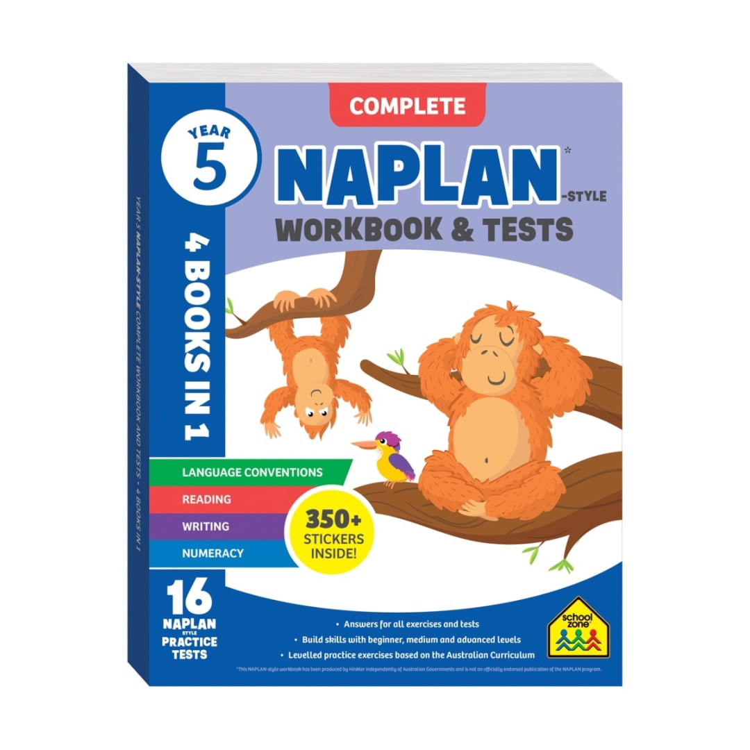 Naplan-Style Complete Workbook and Tests Year 5: 4 Books in 1 - Book ...