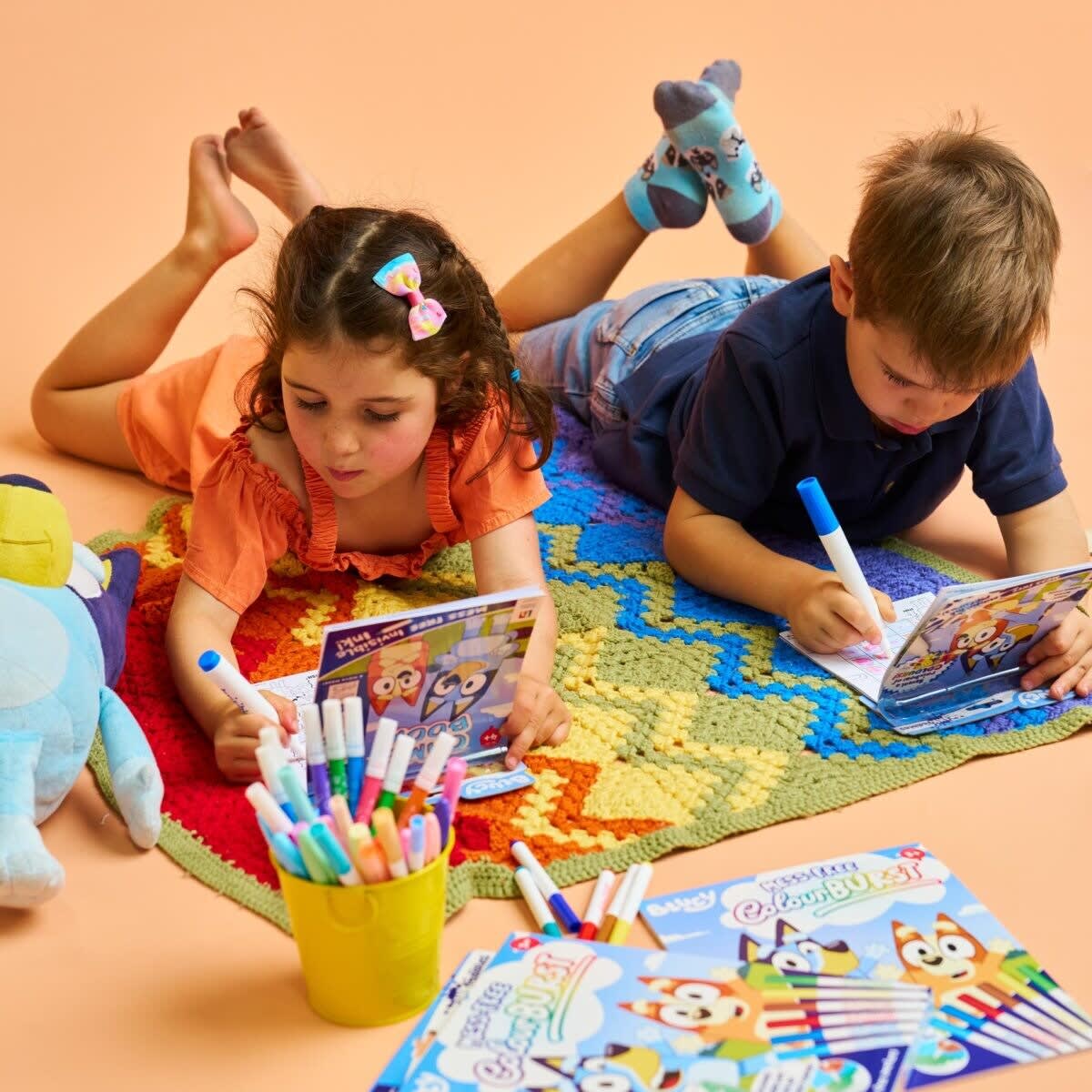 INKredibles Bluey Mess-Free ColourBurst Activity Kit - Book - Kmart