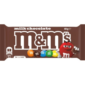 M&M's Milk Chocolate Singles Bag 49g - Kmart