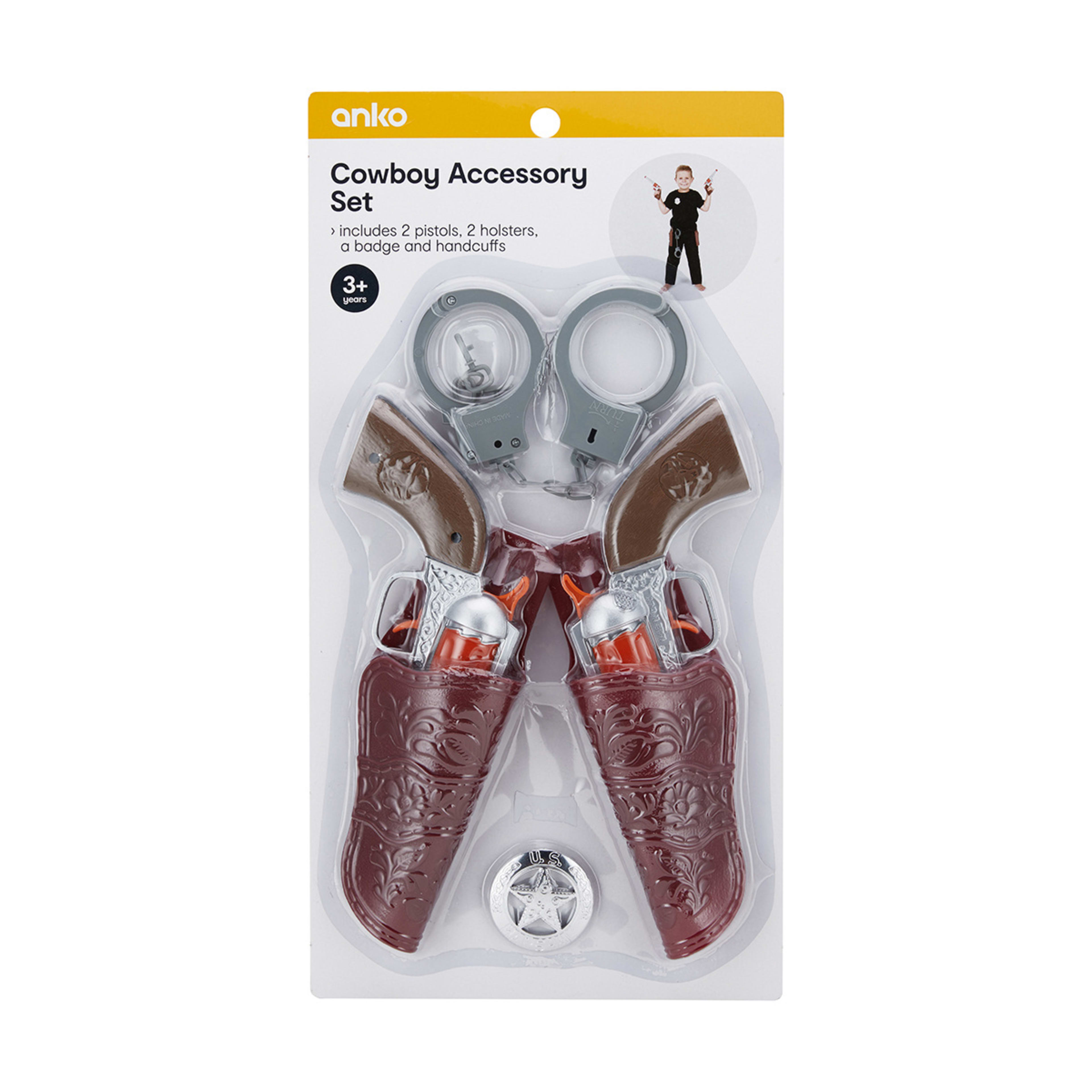 Cowboy 2 Guns and Holster Set - Kmart