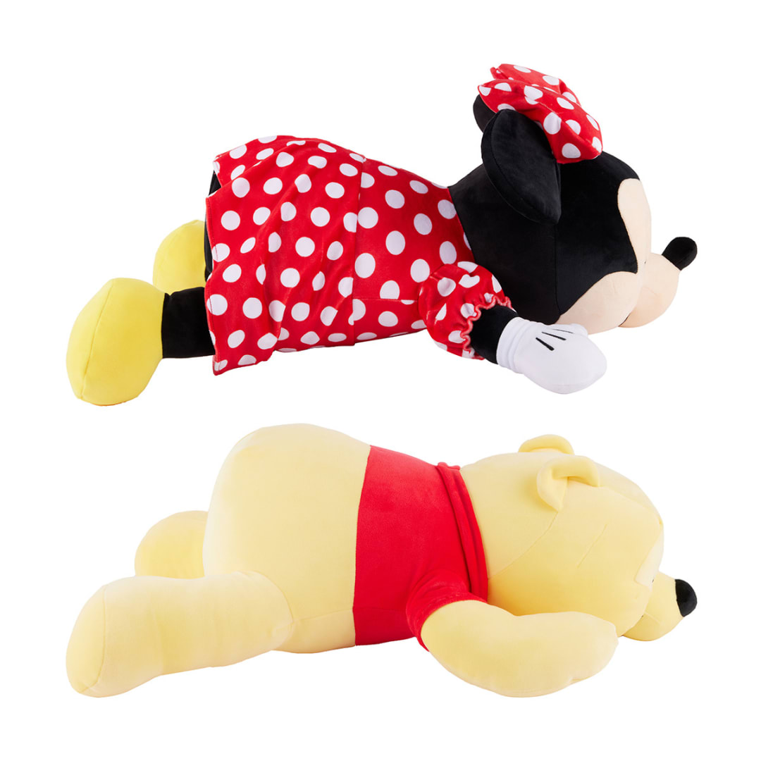 Disney Sleeping Laying Plush - Assorted - Kmart