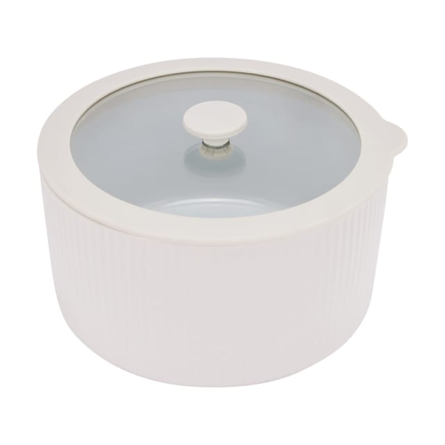 1.5L Porcelain Container with Glass Lid - Kmart NZ