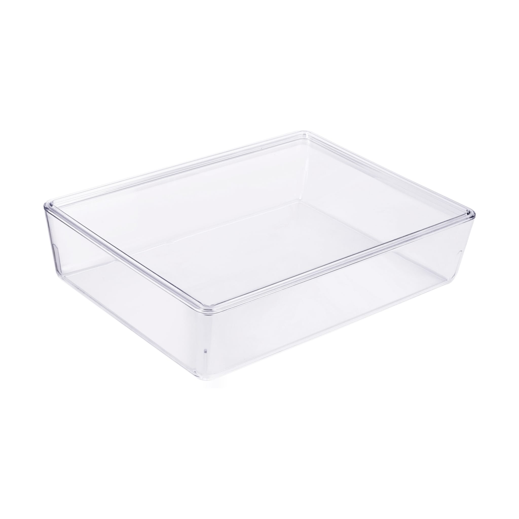 6L Smooth and Shiny Plastic Tub - Clear - Kmart