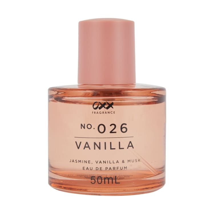 OXX Fragrance No. 026 Vanilla Eau De Parfum 50ml - Jasmine, Vanilla and Musk - Kmart