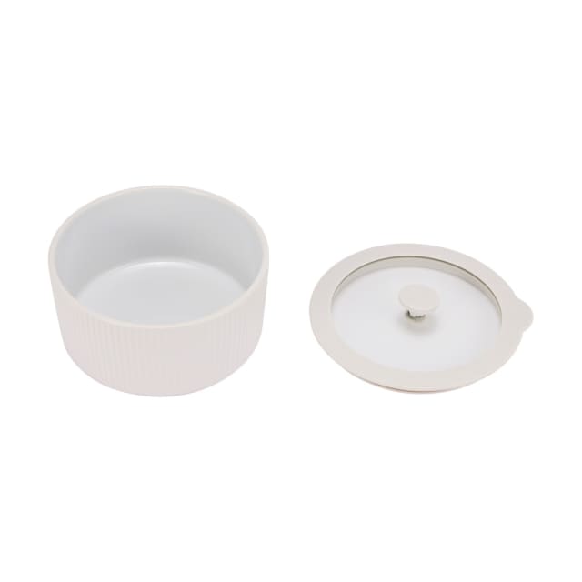 800ml Porcelain Container with Glass Lid - Kmart NZ