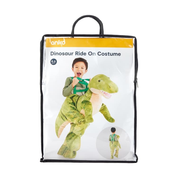 Dinosaur Ride On Costume - Ages 4-6 - Kmart