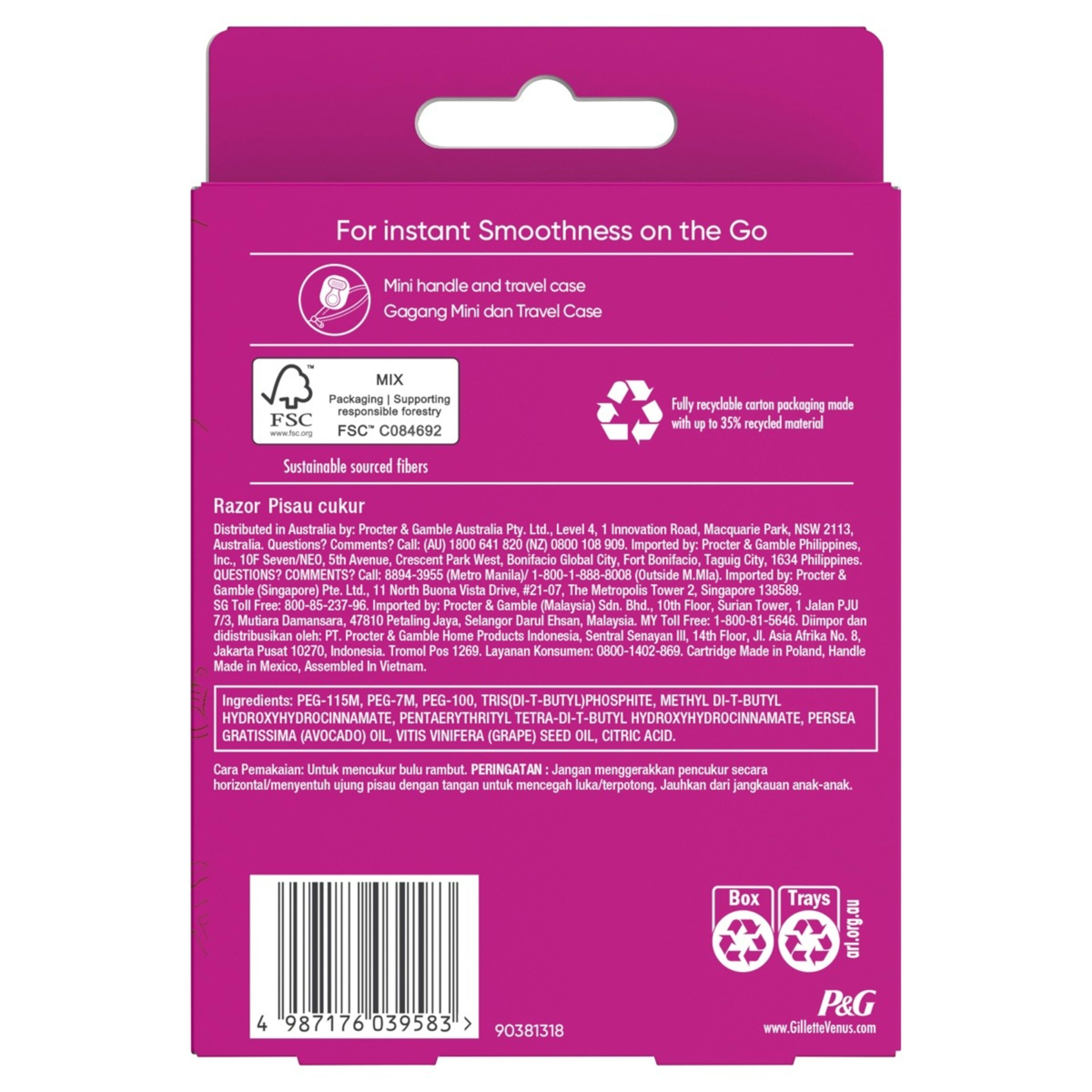 Gillette Venus Extra Smooth Snap Razor - Kmart