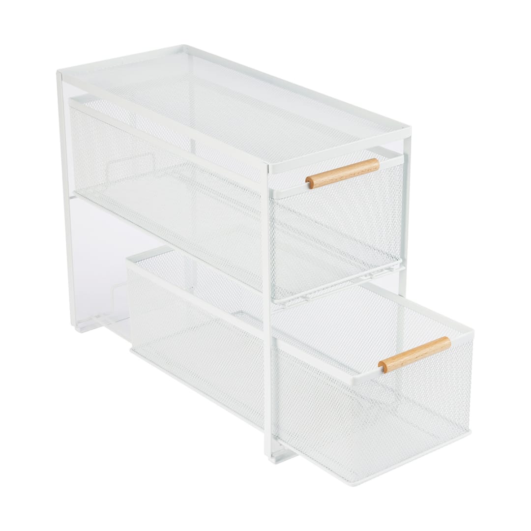 2 Drawer Mesh Organiser - Kmart