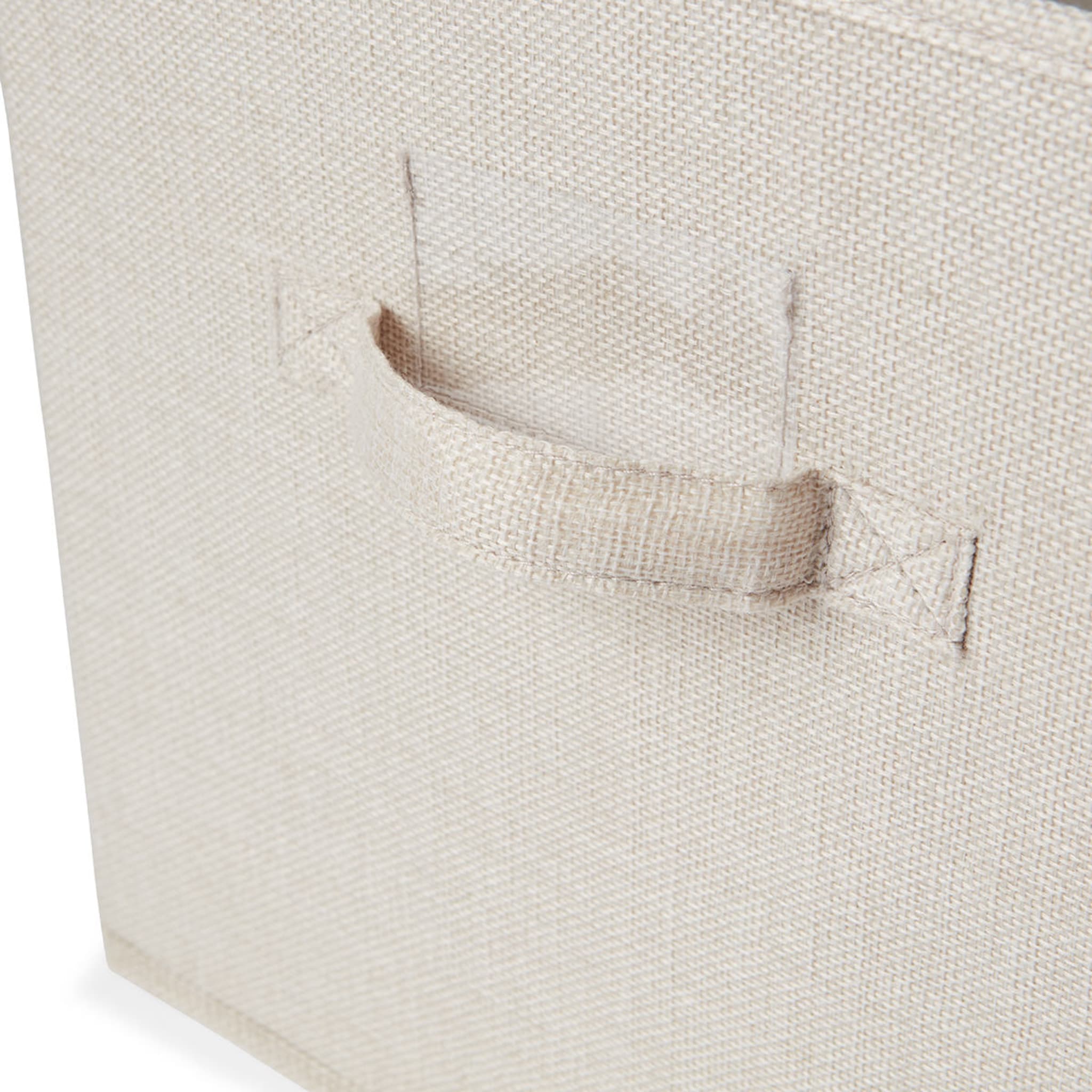 Linen Look Storage Box - Kmart