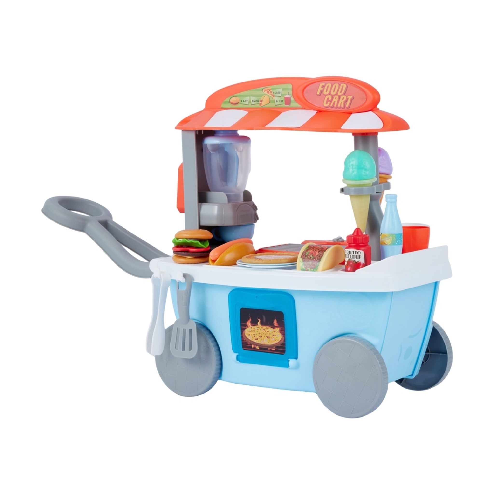 26 Piece Food Cart Toy - Kmart