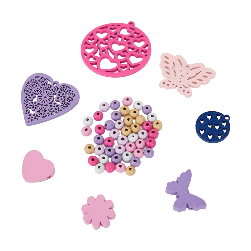 Mega Wooden Bead Set - Kmart