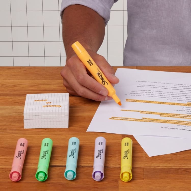 6 Pack Sharpie Highlighters - Pastel - Kmart
