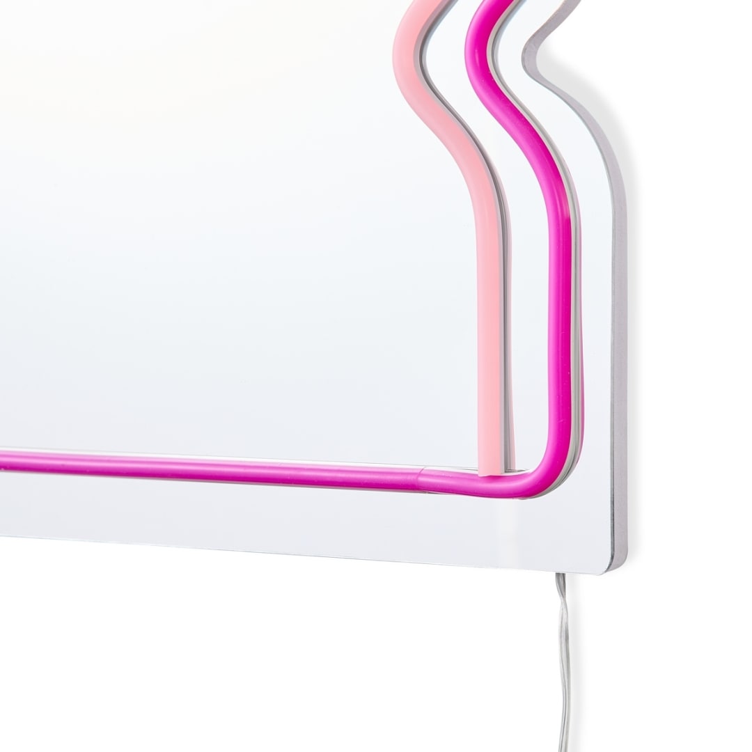 Wavy LED Mirror - Kmart