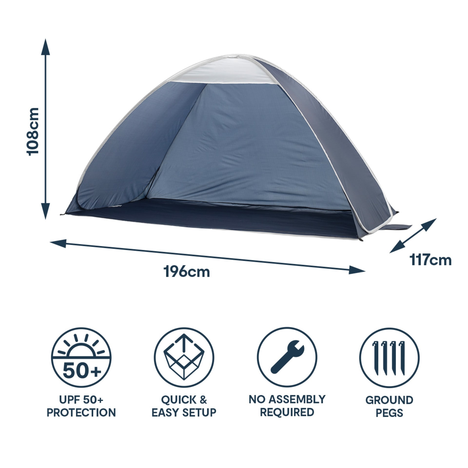 Pop Up Beach Shelter - Kmart