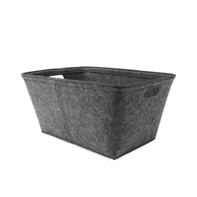 Felt Tub - Medium, Charcoal - Kmart