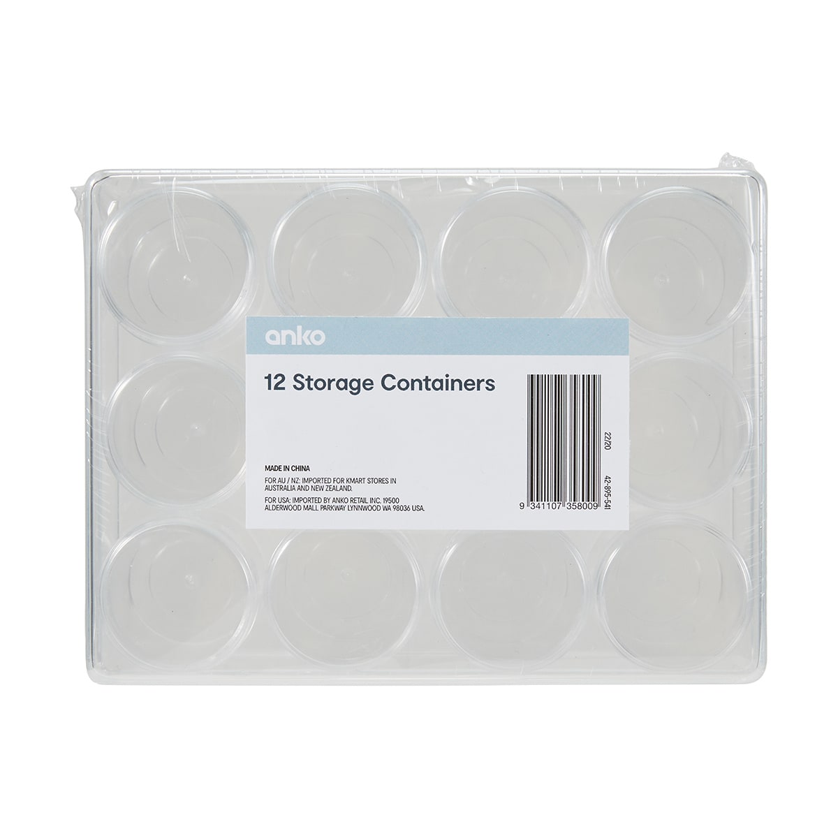 12 Pack Storage Containers - Kmart