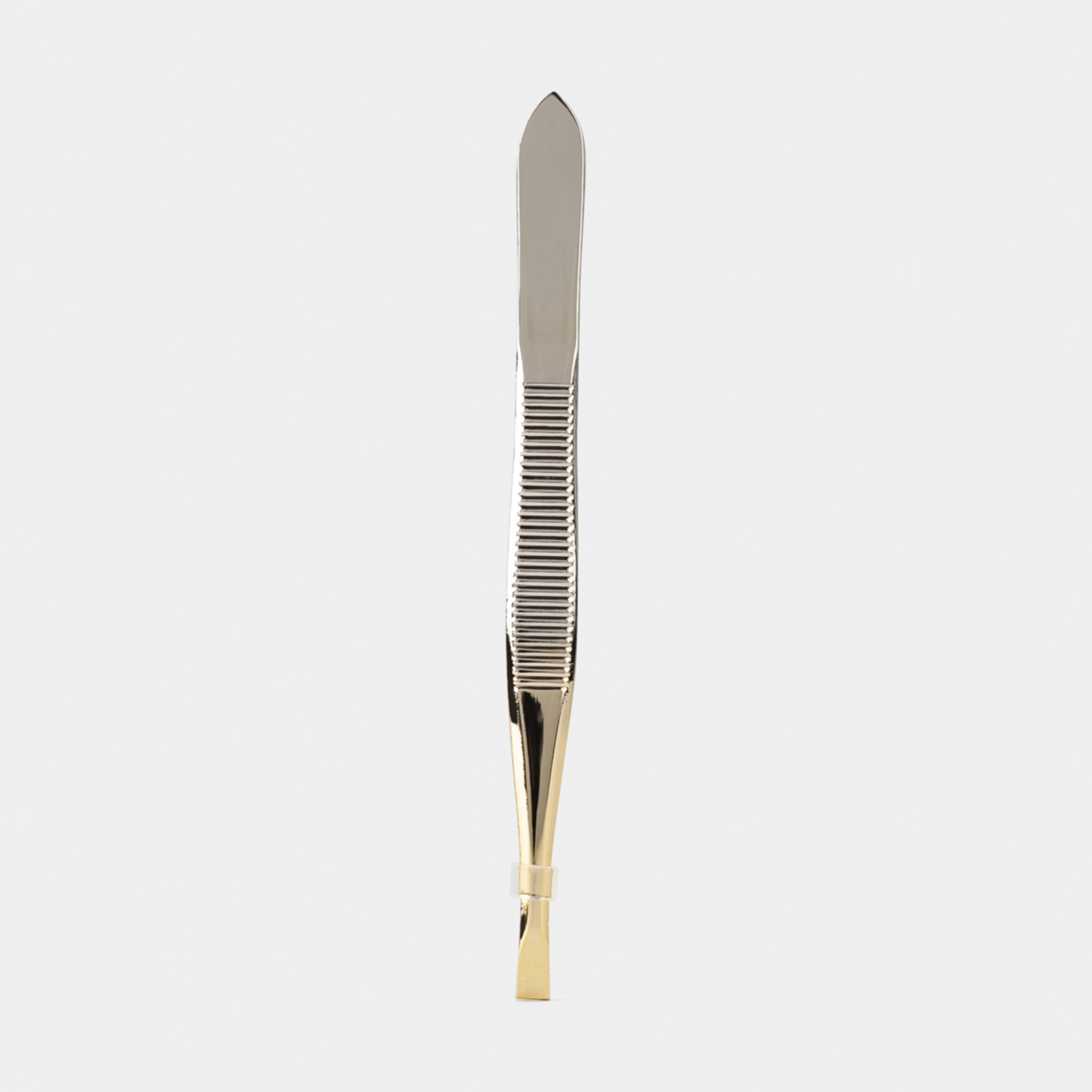 Gold Look Tip Square Tweezer - Kmart
