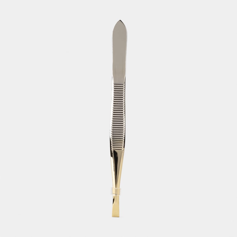 Gold Look Tip Square Tweezer - Kmart