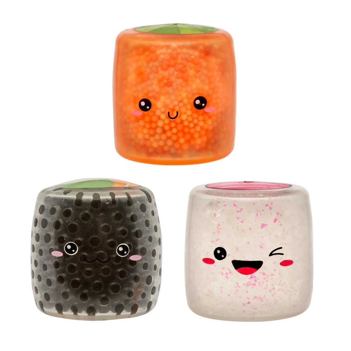 3 Pack ToyMania The Sensory Toy Box Sushi Squishi Roll Platter - Kmart