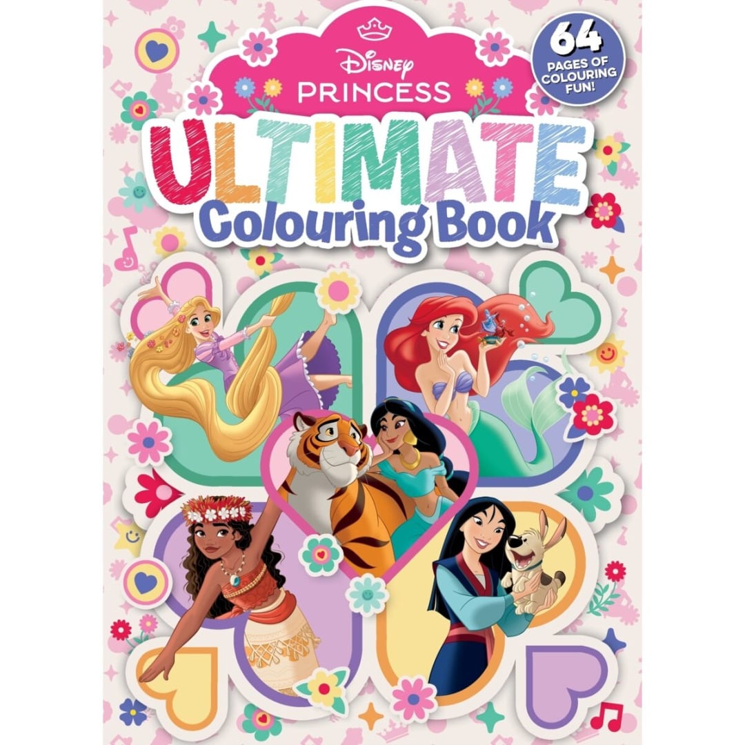 Disney Princess Ultimate Colouring Book - Kmart