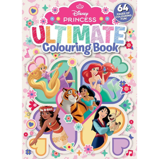 Disney Princess Ultimate Colouring Book - Kmart