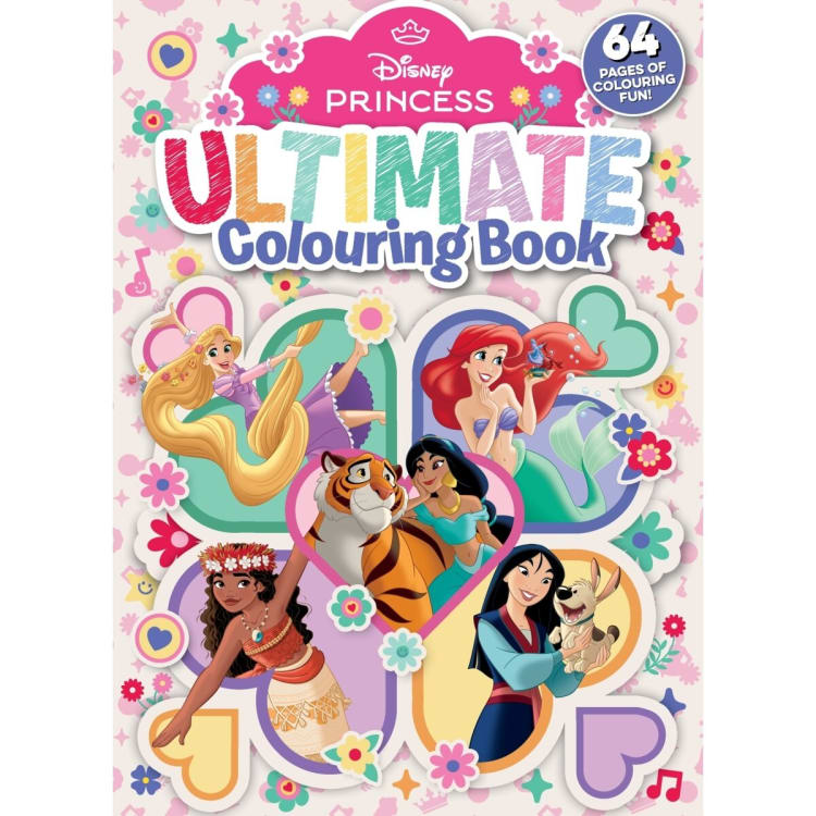 Disney Princess Ultimate Colouring Book - Kmart