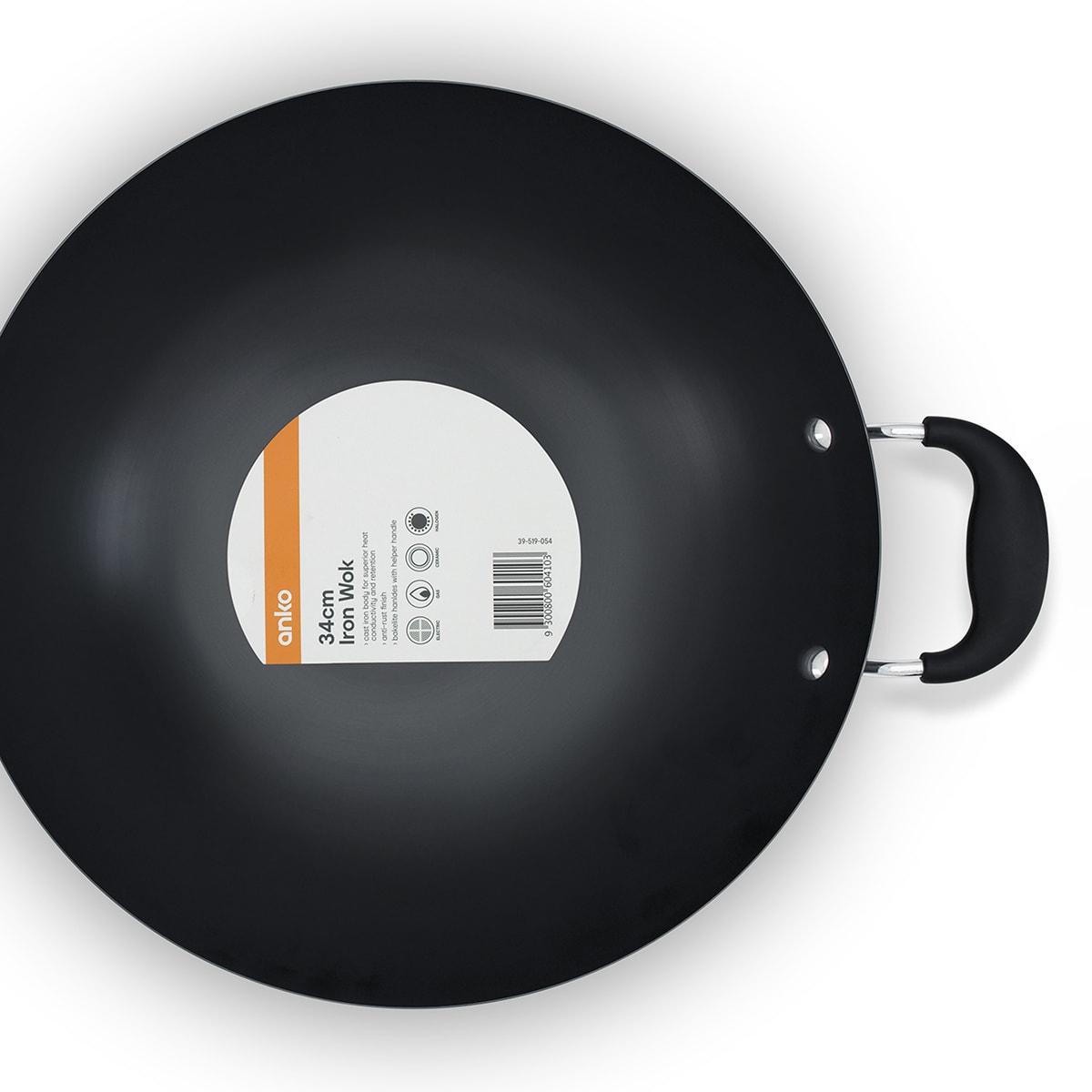 34cm Iron Wok - Kmart NZ