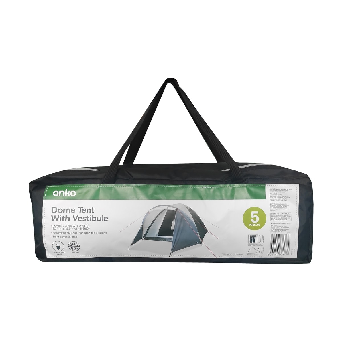 5 Person Dome Tent with Vestibule - Kmart