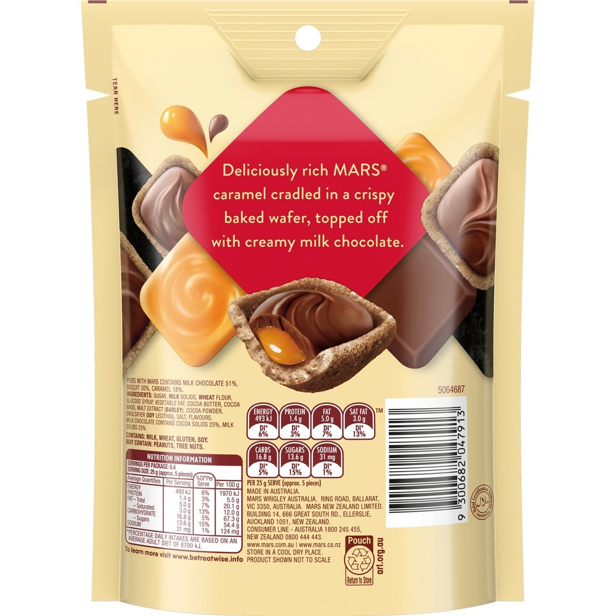 Pods Mars Pouch 160g - Kmart