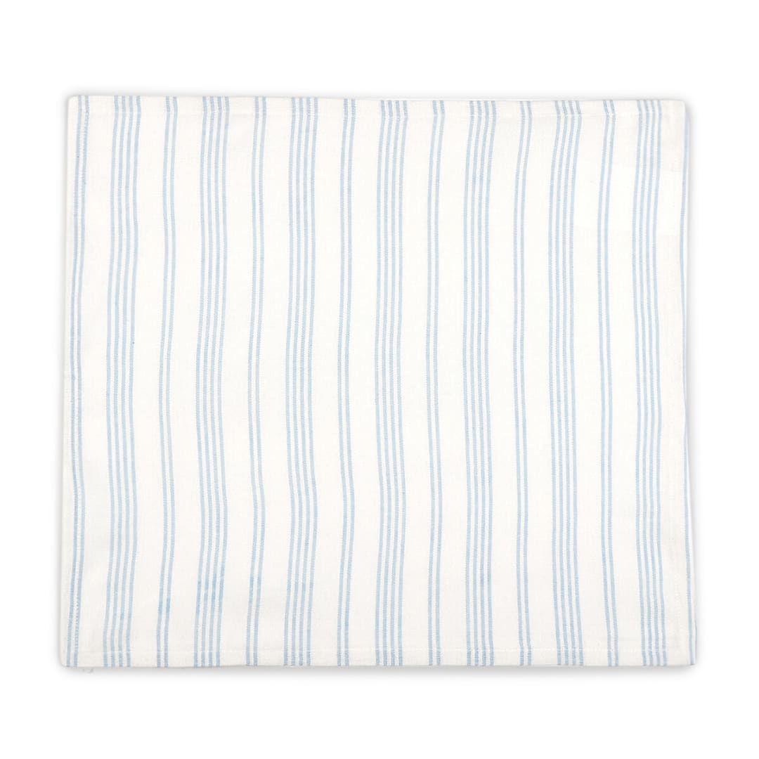 4 Pack Blue Stripe Napkins - Kmart