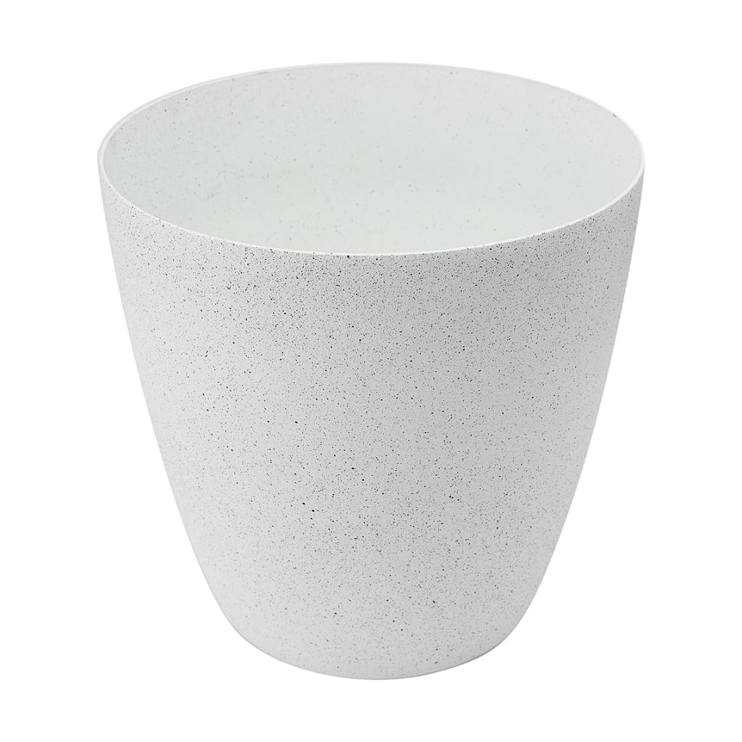 35cm Textured Pot - White - Kmart