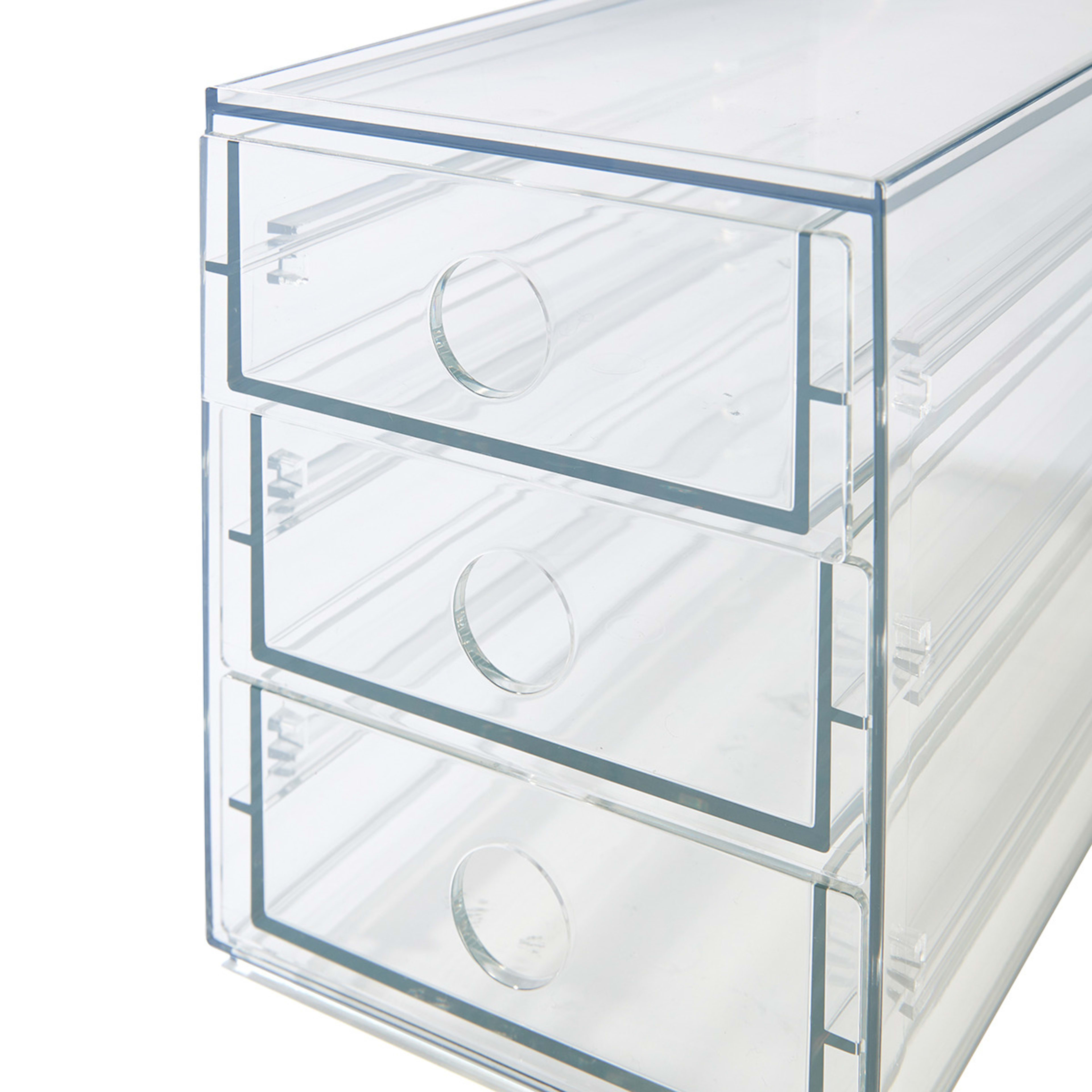 Modular Narrow 3 Drawer Storage - Kmart