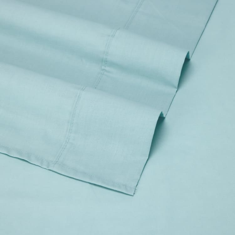 180 Thread Count Sheet Set - King Single Bed, Marine - Kmart