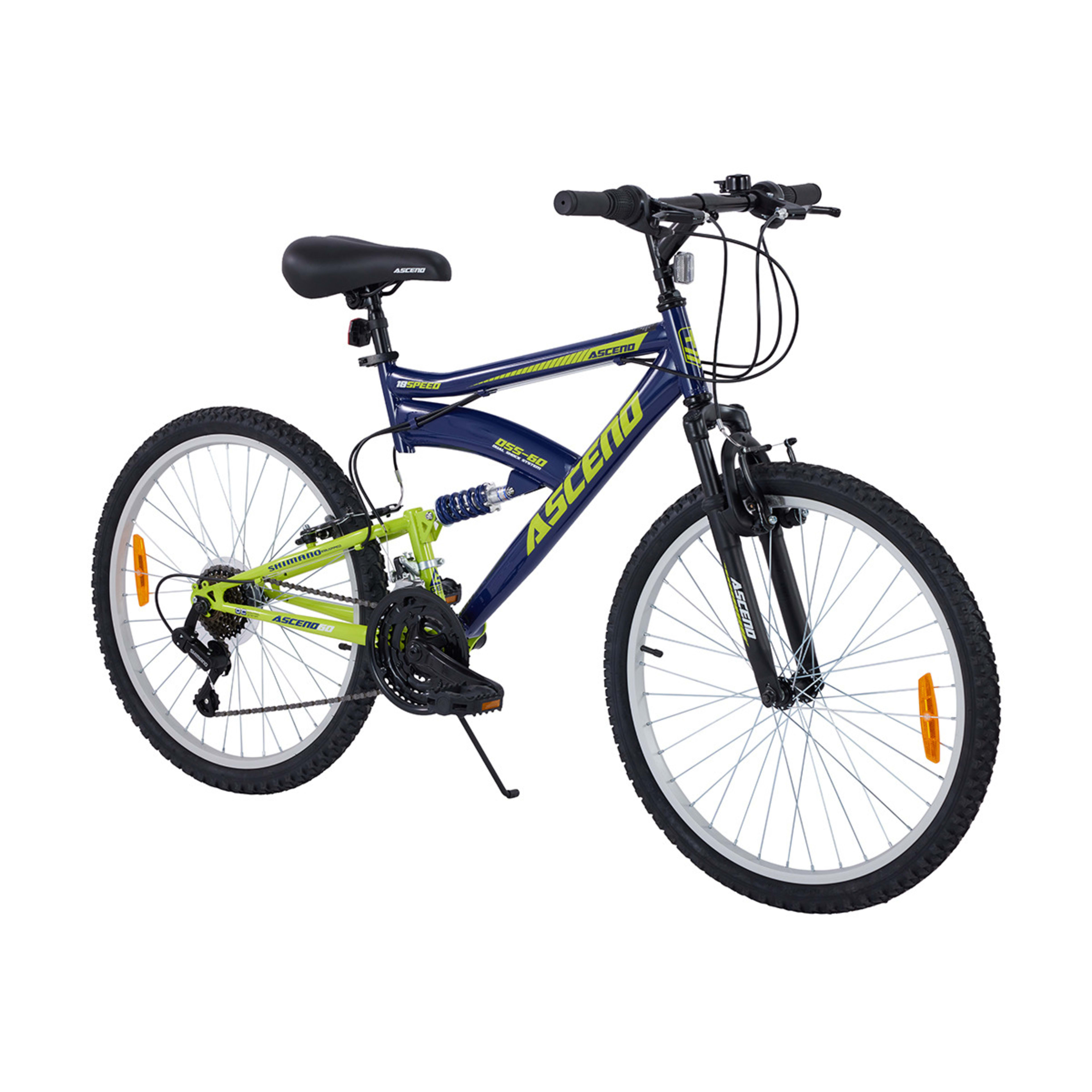 60cm Ascend Dual Suspension Bike - Kmart