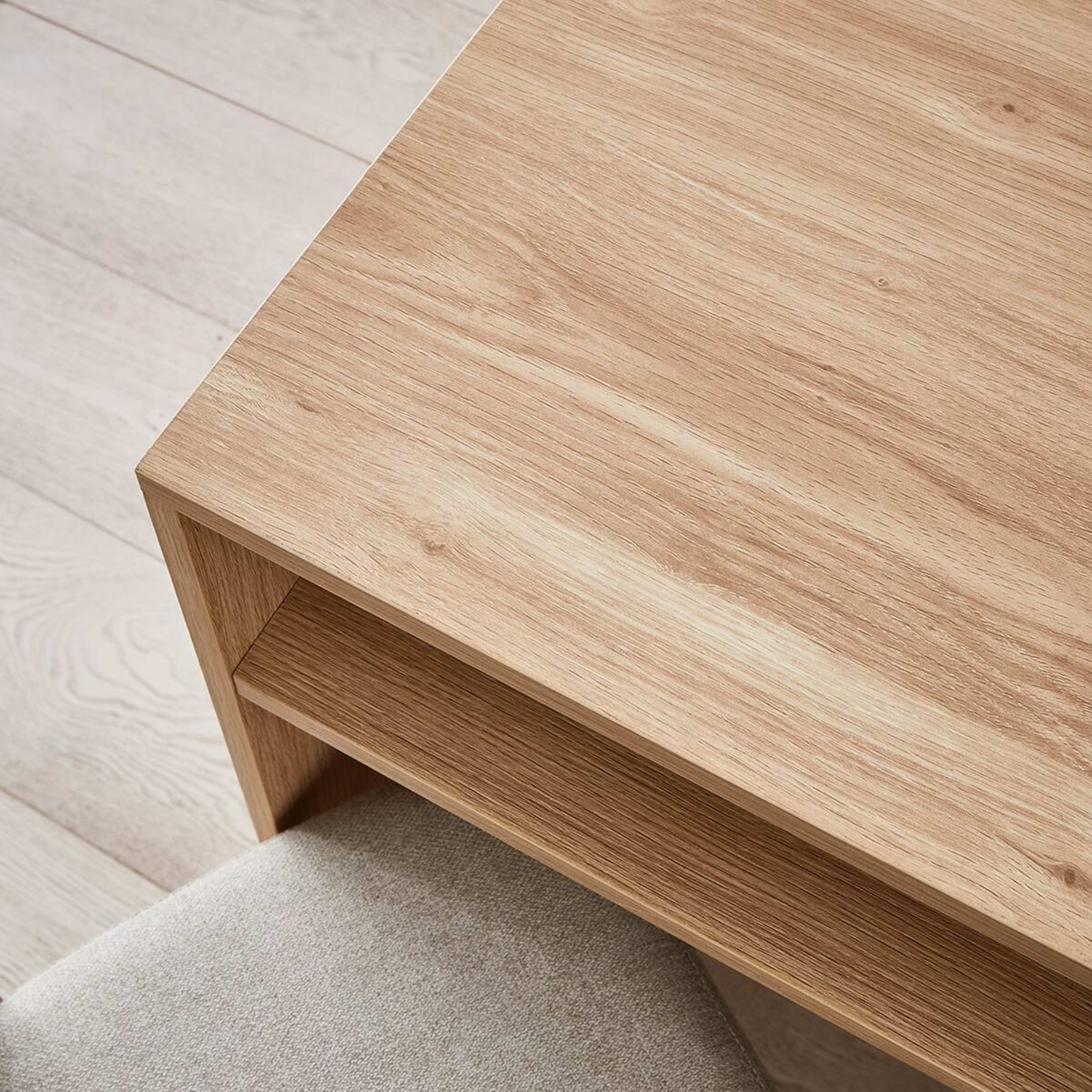 Desk with Storage - Oak - Kmart