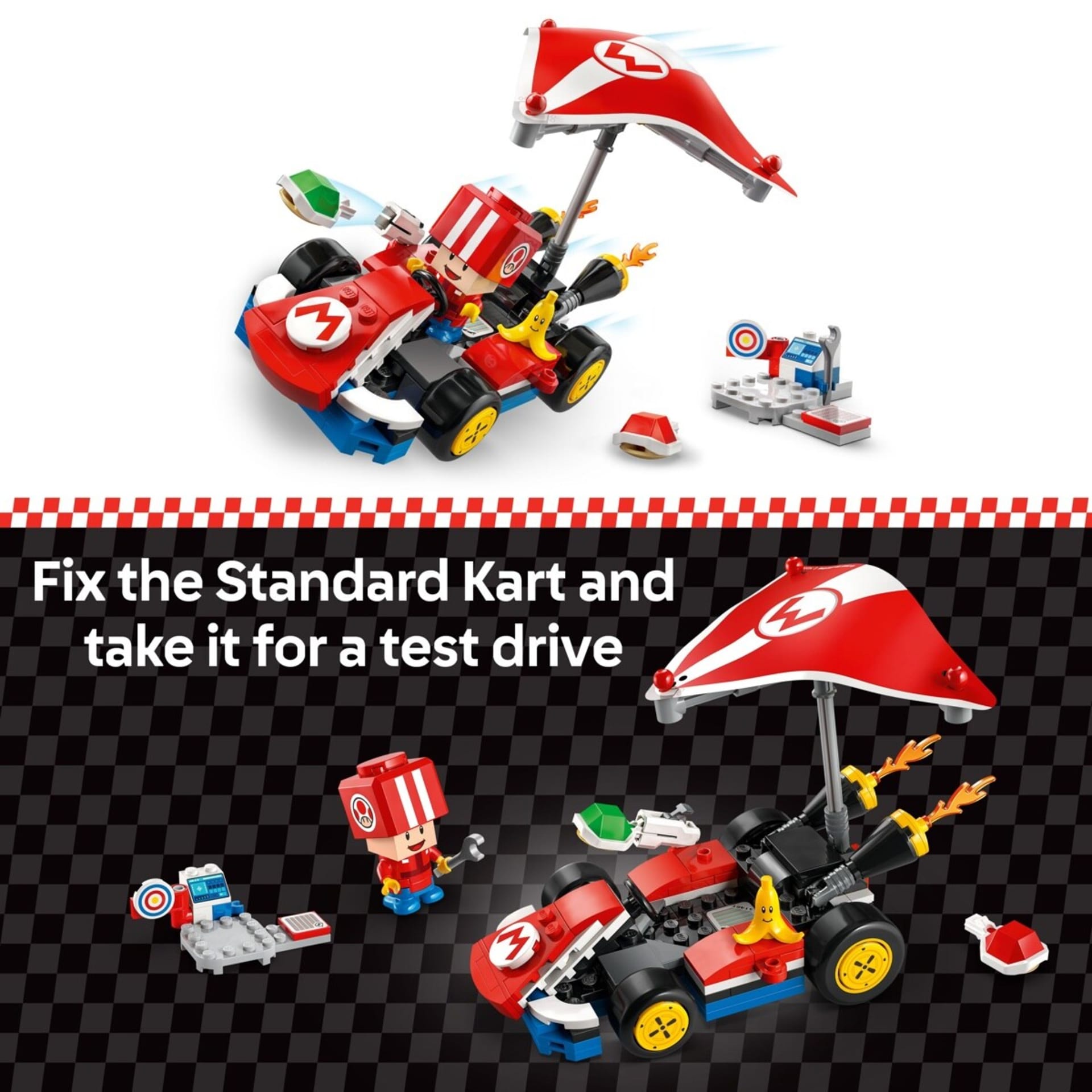 LEGO Super Mario: Mario Kart Standard Kart 72032 - Kmart LEGO Super Mario: Mario Kart Standard Kart 72032 - Kmart