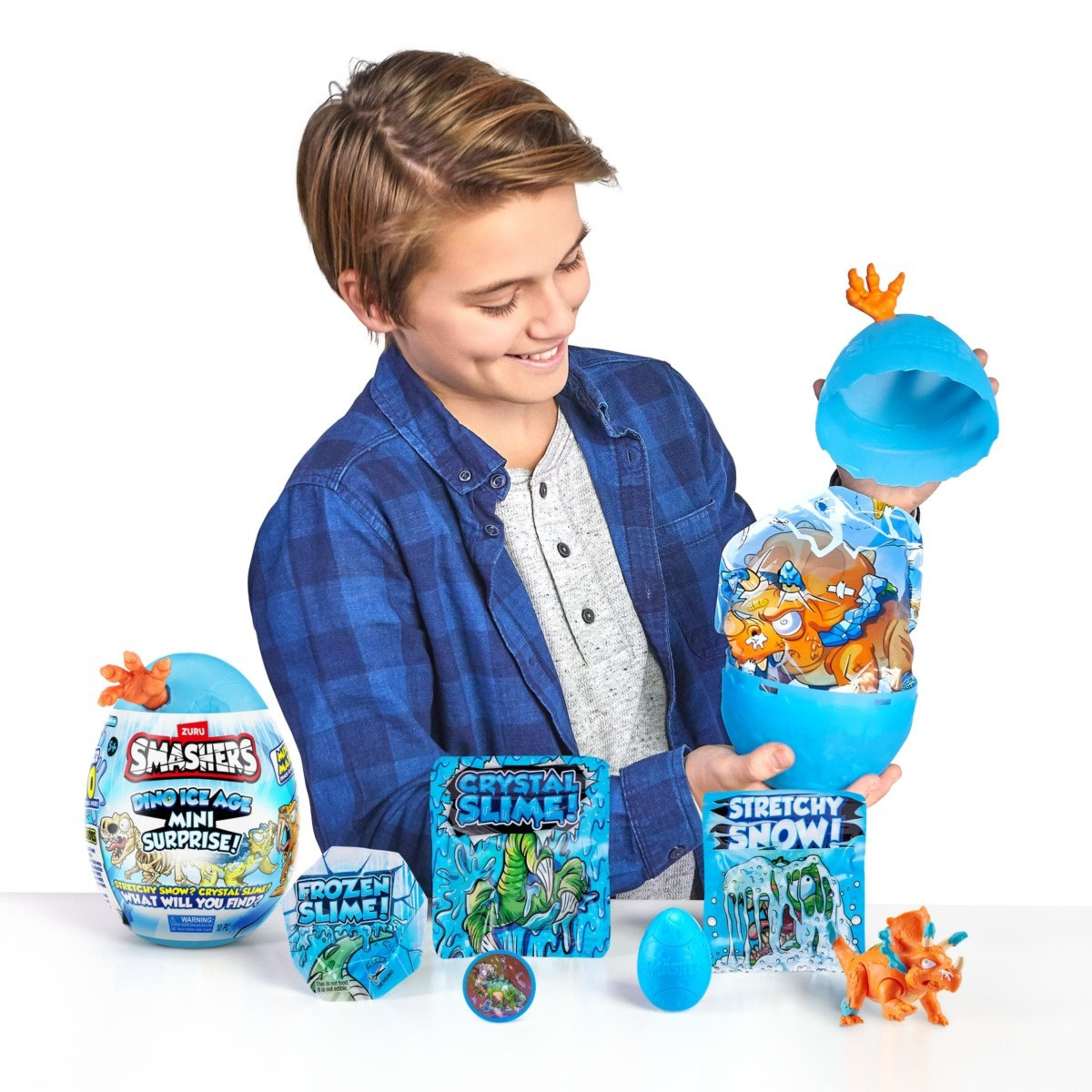 10 Piece Zuru Smashers Dino Ice Age Mini Surprise Egg - Assorted - Kmart