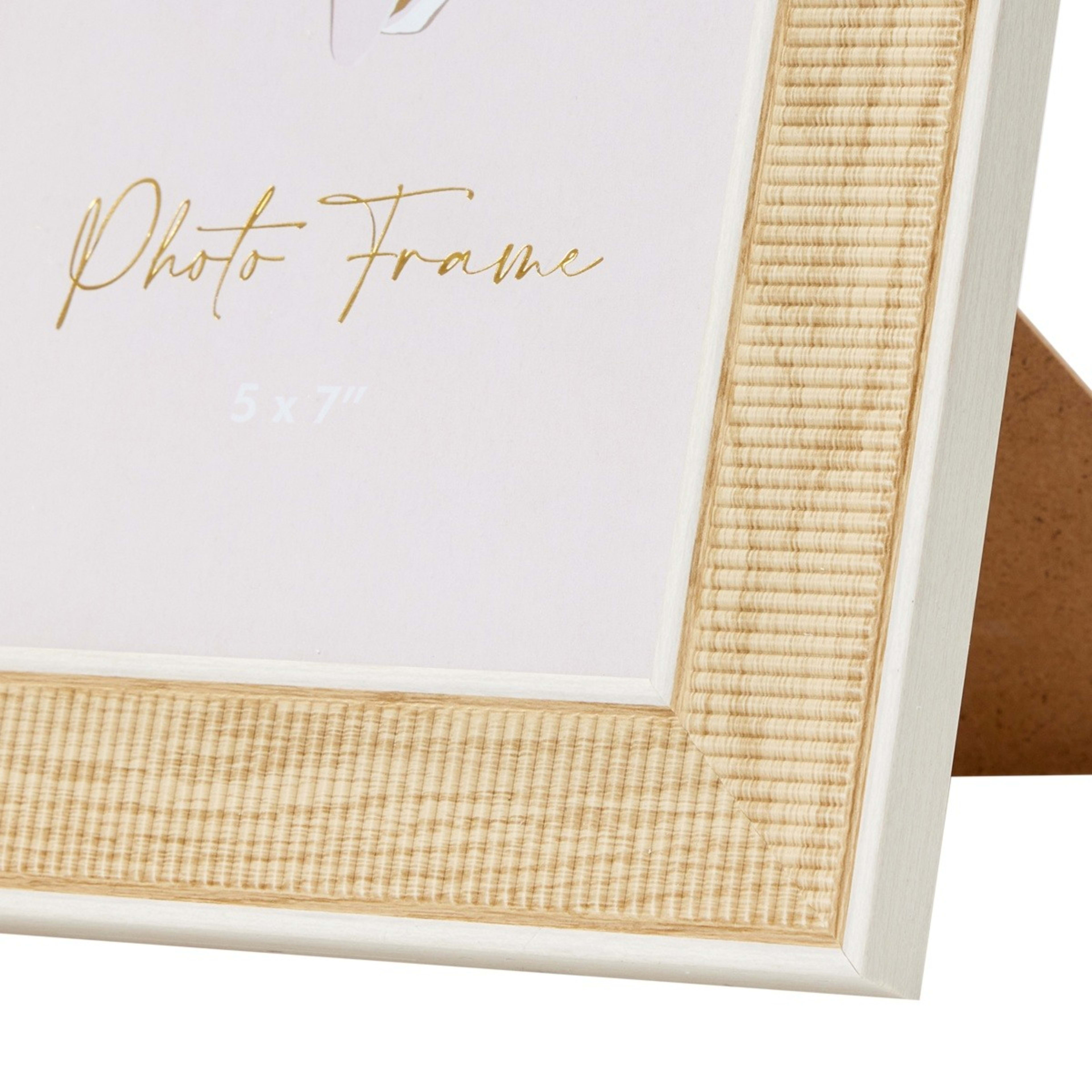 5in. x 7in. Frame - Ribbed, 2 Tone - Kmart