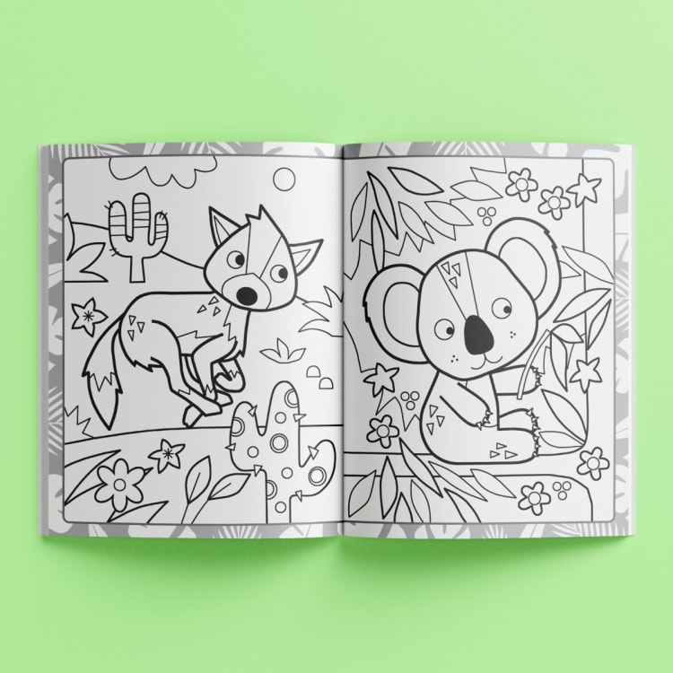 Megatastic Colouring: Animals - Book - Kmart