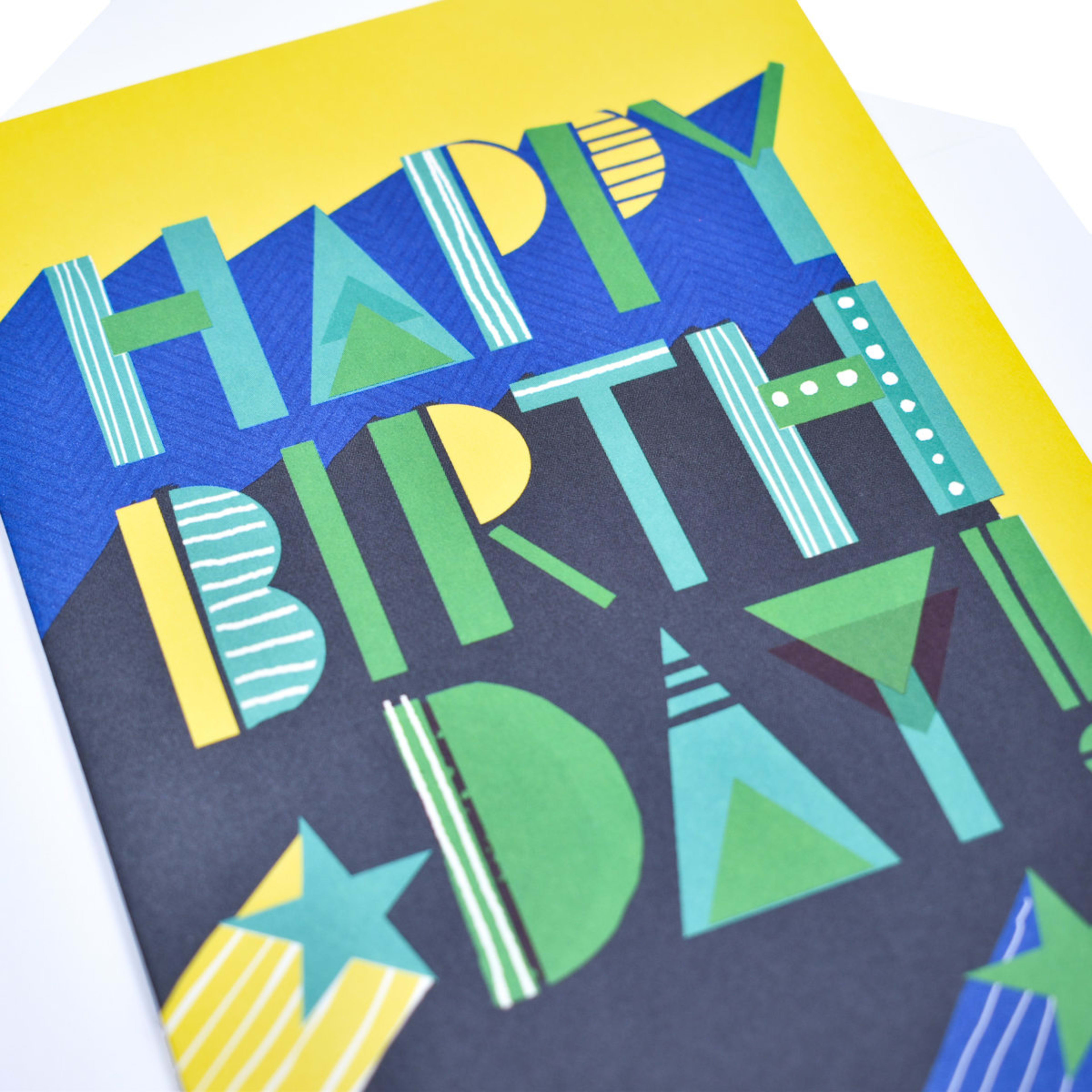 Hallmark Birthday Card - Geometric - Kmart