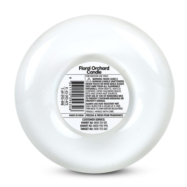 Floral Orchard Scented Candle - Kmart