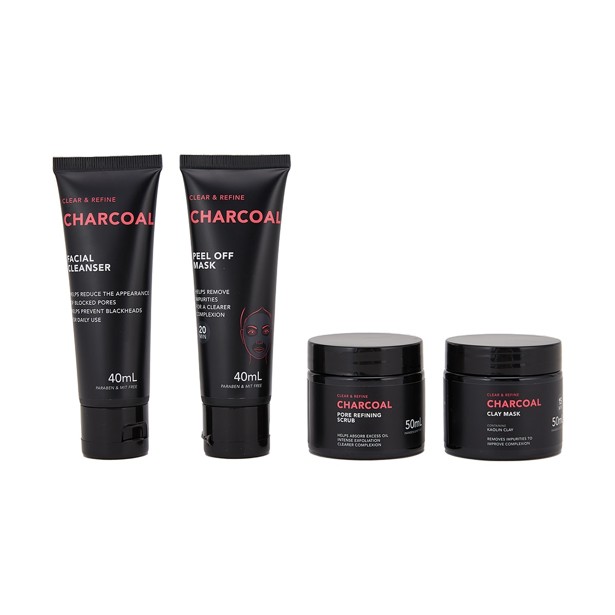 Clear & Refine Charcoal Kit - Kmart