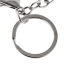 4 Pack Keyrings - Silver Look - Kmart