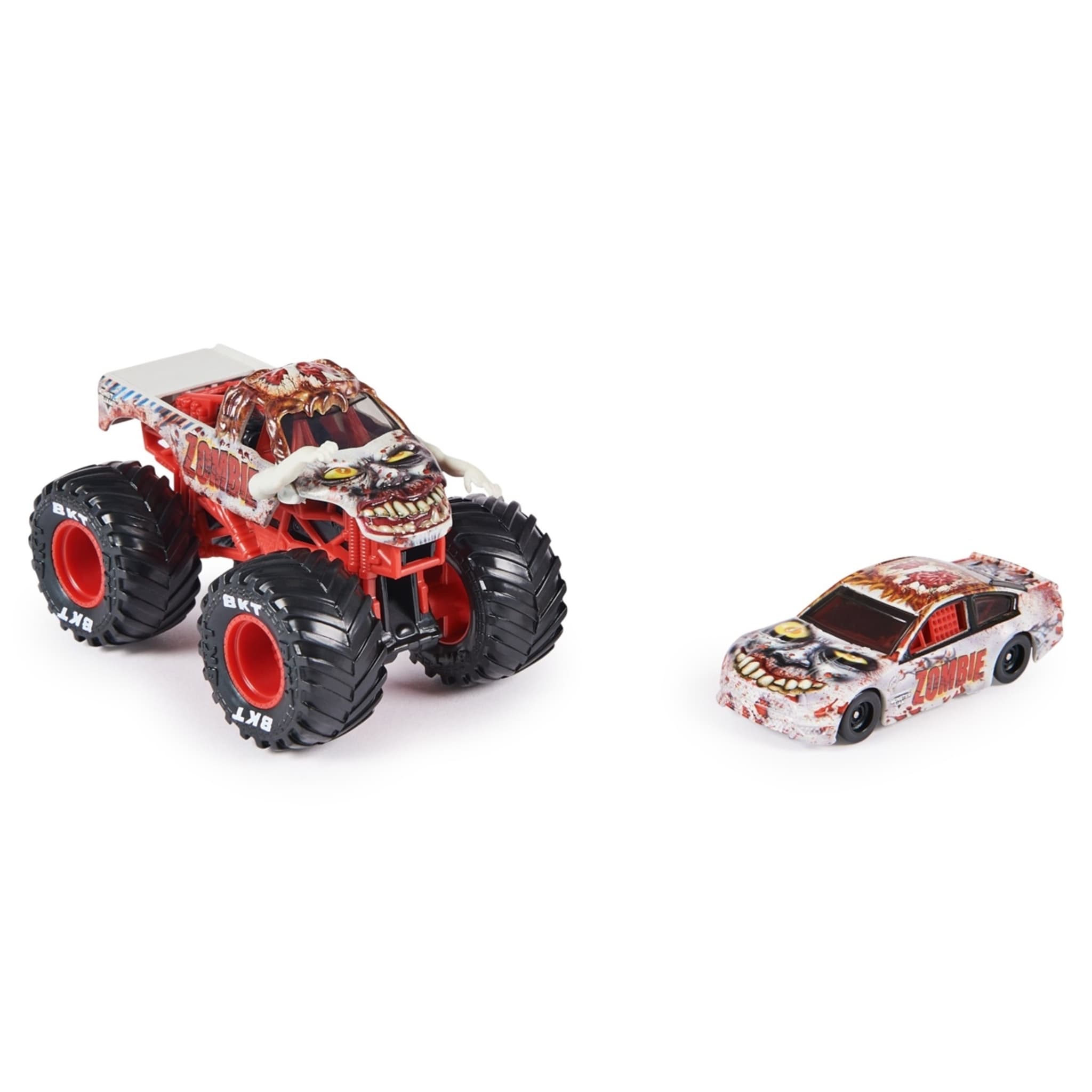 Monster Jam 1:64 Scale Truck and Race Car Set - Assorted - Kmart NZ