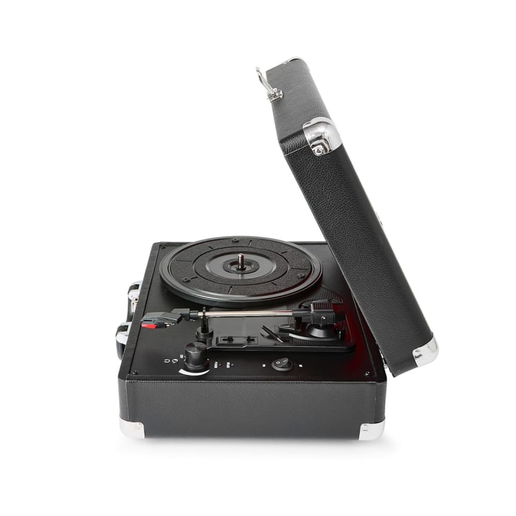 3 Speed Turntable with Bluetooth - Black and Red - Kmart