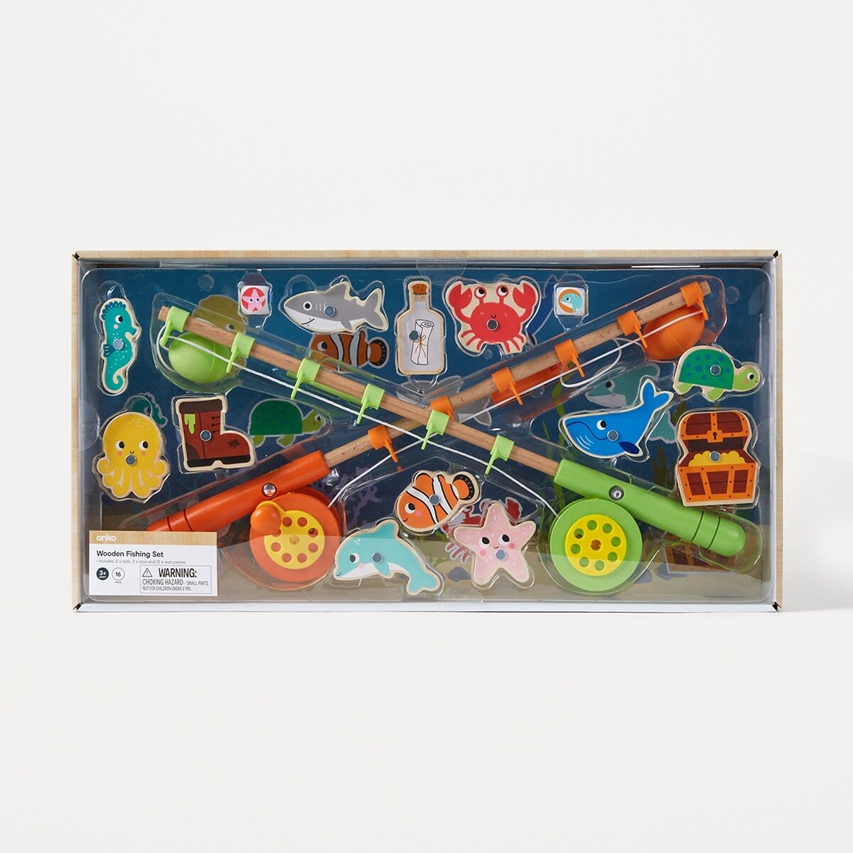 Wooden Fishing Set - Kmart