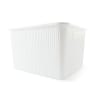 18L Ribbed Container - White - Kmart